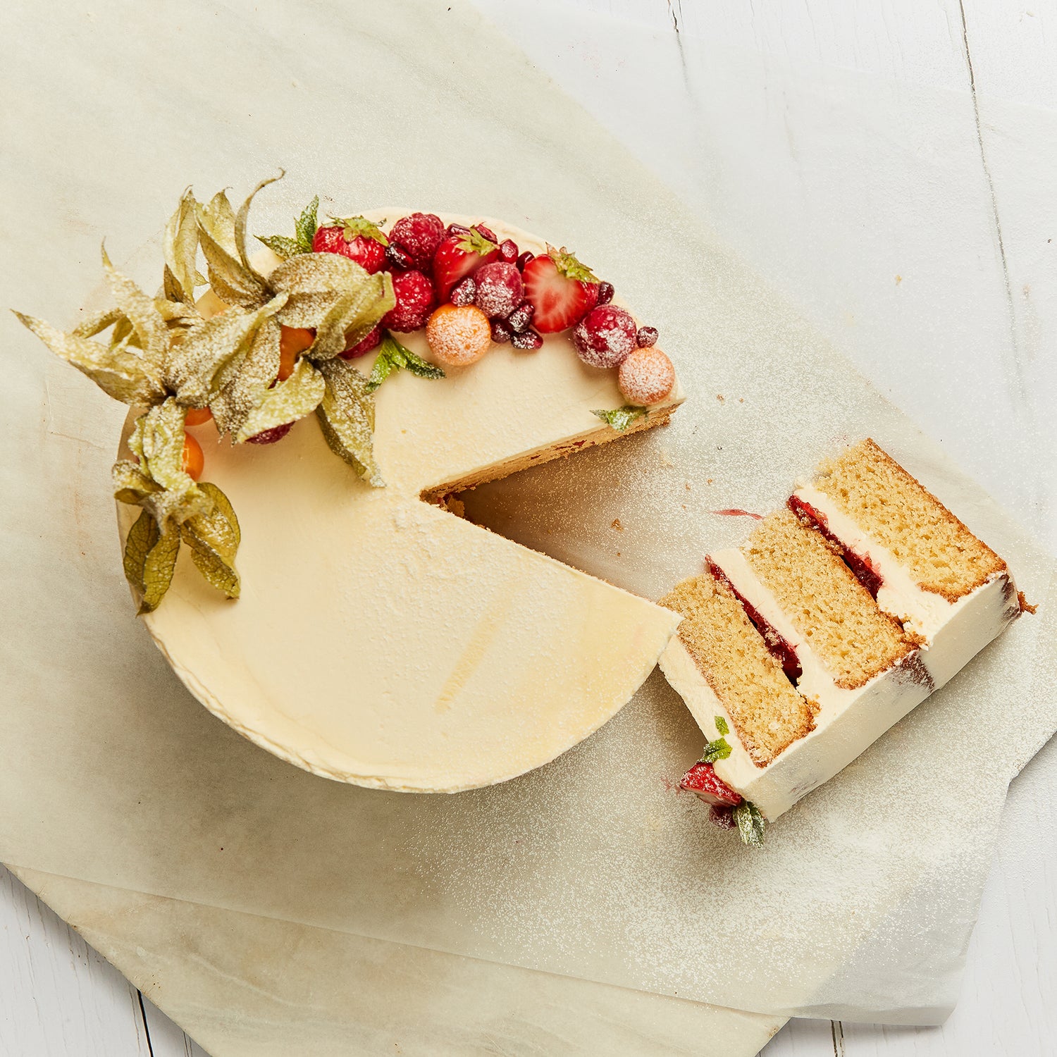 Vanilla Celebration Cake – The Flour Pot Bakery
